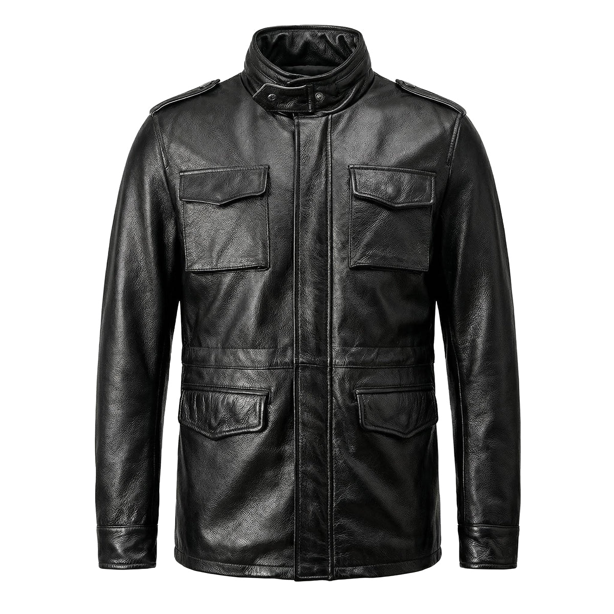 Motorcycle Mid-Length Adventure Leather Jacket – Biker Forward