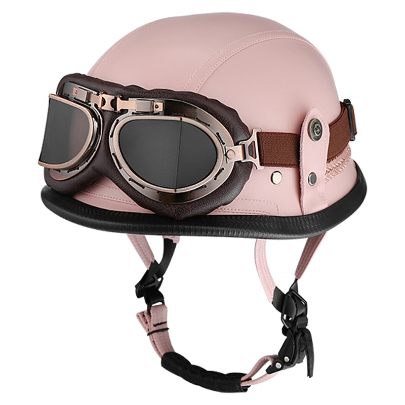 Retro Army Style Half Face Helmet – Biker Forward
