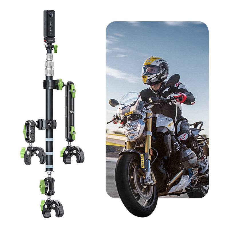 Motorcycle Action Camera Mount Selfie Stick – Biker Forward