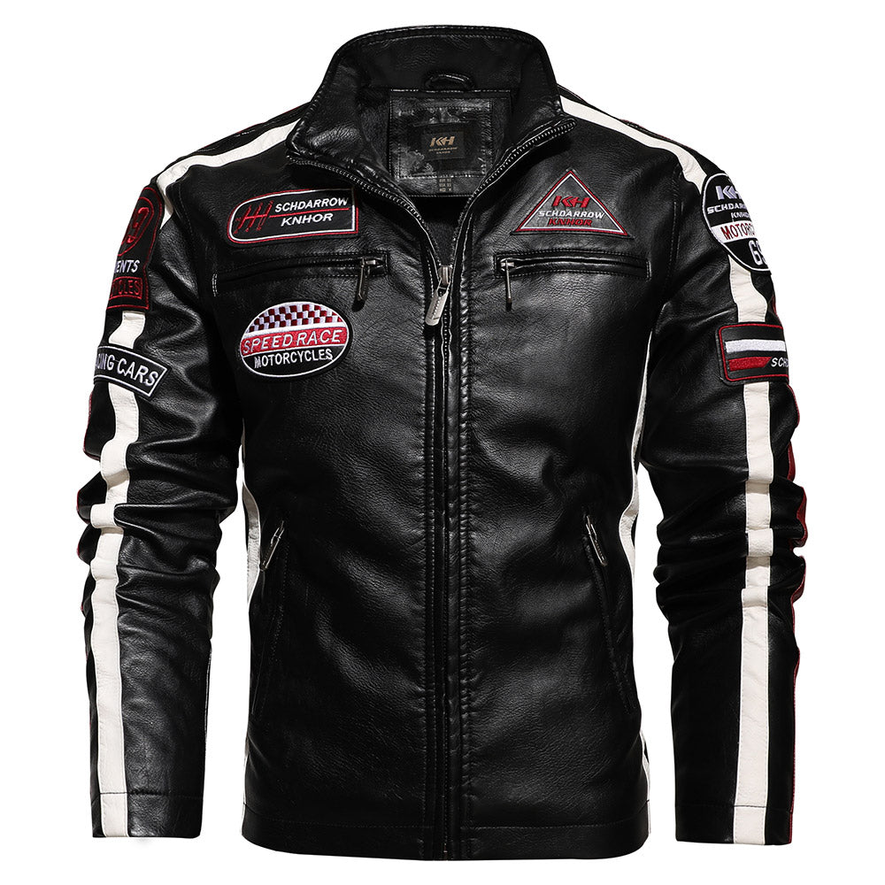 Racing Style Motorcycle Leather Jacket – Biker Forward